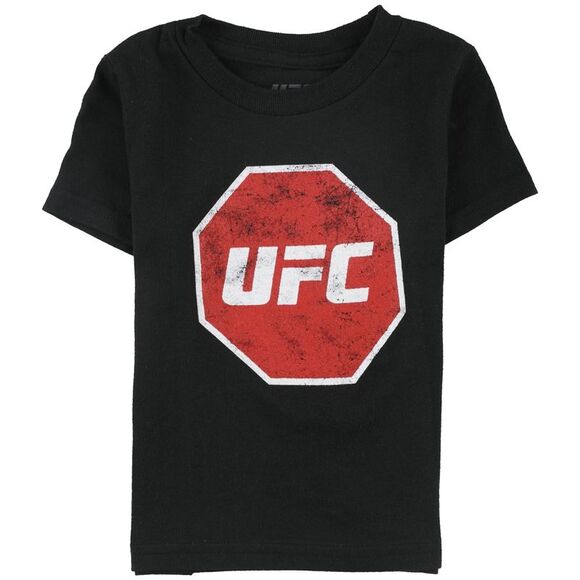 UFC | Shirts & Tops | Ufc Boys Distressed Logo Graphic Tshirt Black ...